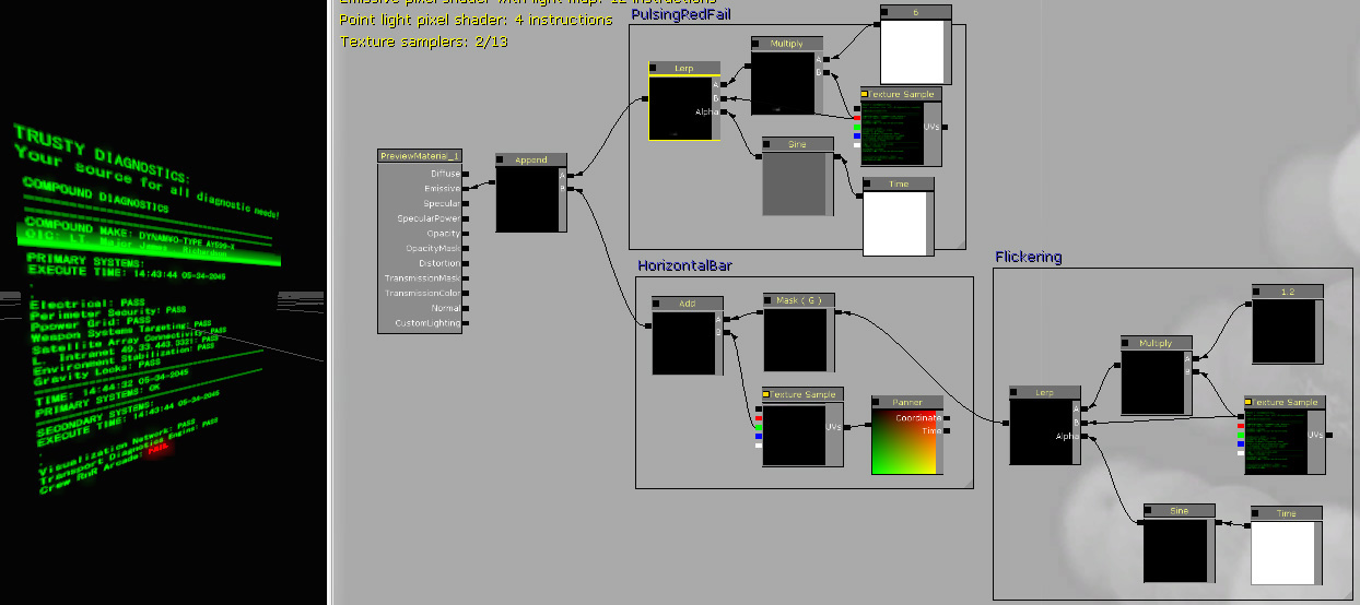 Create a Futuristic Animated Computer Screen Shader in the Unreal 3 ...